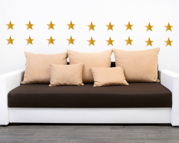 Stars Wall Decal Nursery Modern Pattern Vinyl Sticker