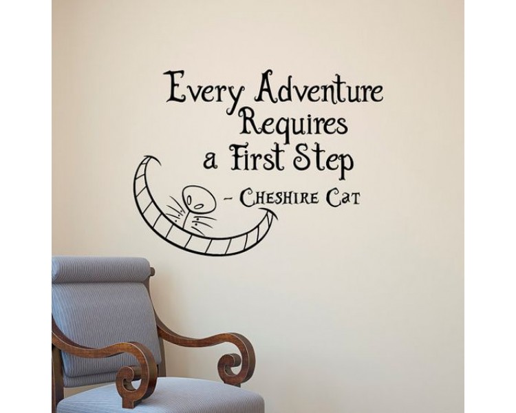 Every Adventure Requires a First Step Quote Decal