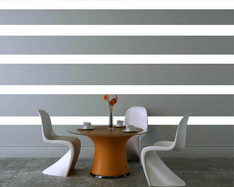 Stripe Wall Pattern Decal Modern Vinyl Art Stickers