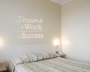 Dreams plus Work equal to Success Quotes Wall Decal Motivational Vinyl ...