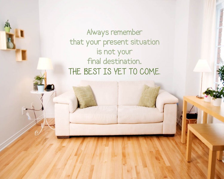 Always Remember Quotes Wall Decal Motivational Vinyl Art Stickers