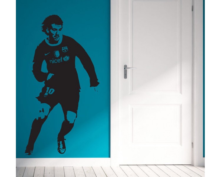 Famous Football Player Vinyl Decals Silhouette Modern Wall Art Sticker
